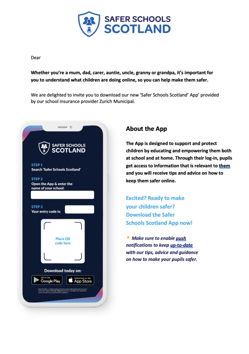 Scotland Launch Your App - Safer Schools